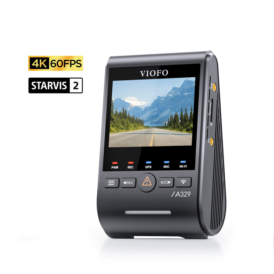 VIOFO A329S 1CH 4K 60FPS Wi-Fi 6 HDR Dash Cam with Sony STARVIS 2 Sens